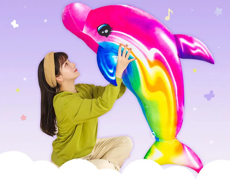 Rainbow Dolphin Cartoon