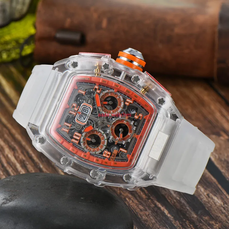 Luxury 6 Pin Quartz Watch Transparent Bezel... From Aaaa_watches, $24. ...