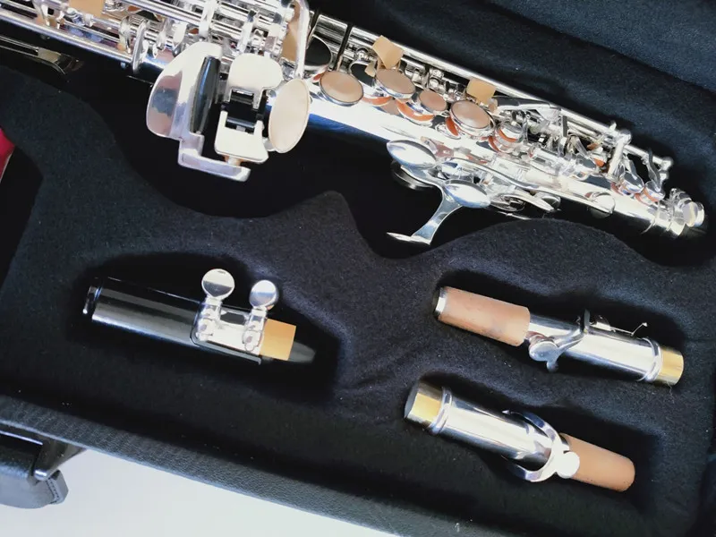 Professional B Flat Soprano Saxophone - Silver Plated Brass, S992 Japan ...