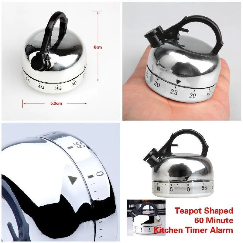 Wholesale 60 Minute Alarm Clock Mechanical Teapot Timer Timing Tool ...