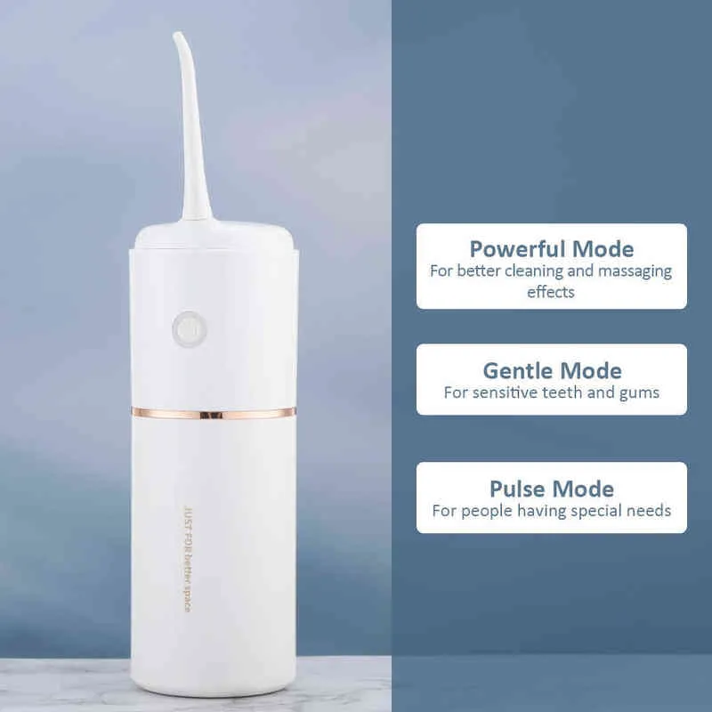 Portable USB Rechargeable Dental Cleaner For Adults Electric Tooth ...