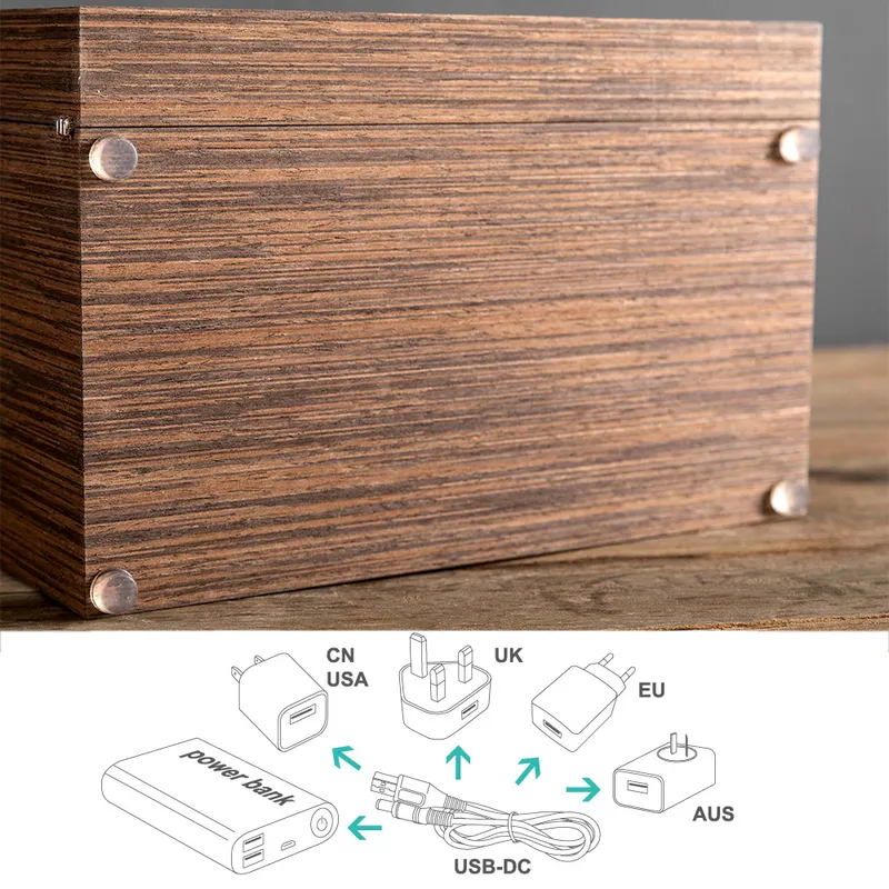 Single Automatic Megger Watch Winder Wood Housing Aroma Personalized ...