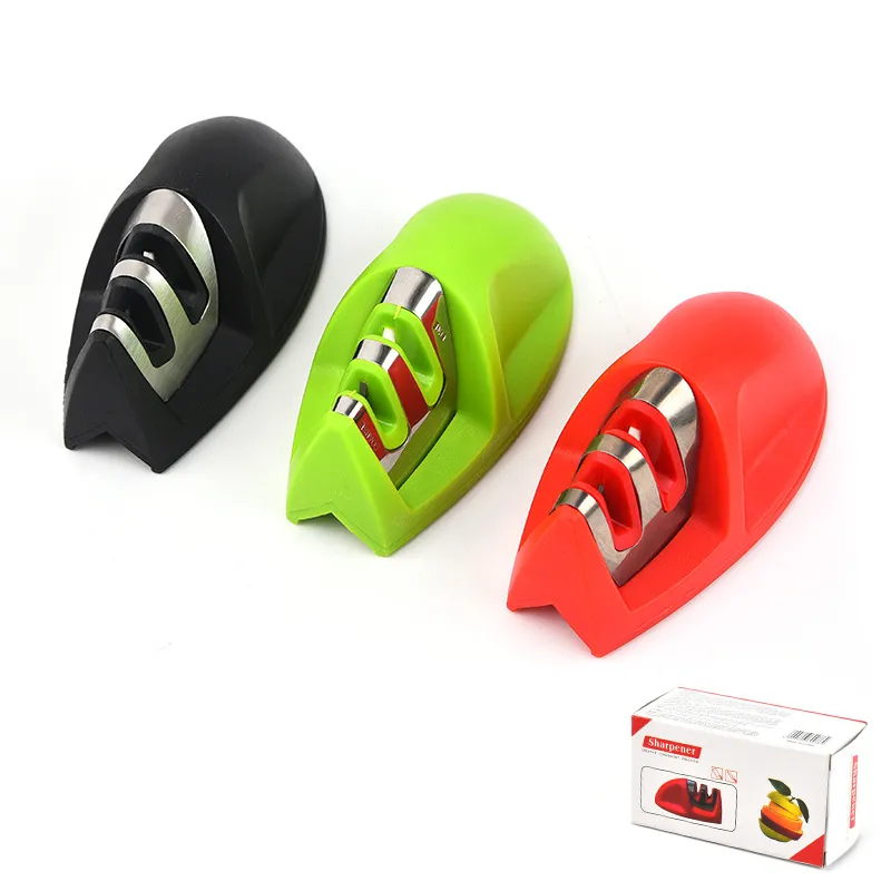 Diamond Steel Knife Sharpener & Ceramic Mini Mouse Sharpener Portable ...