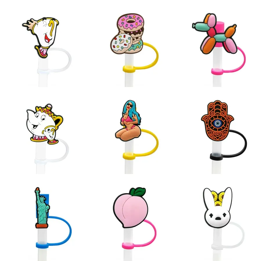 DHgate.com:custom designer straw topper silicone mold cover fashion ...