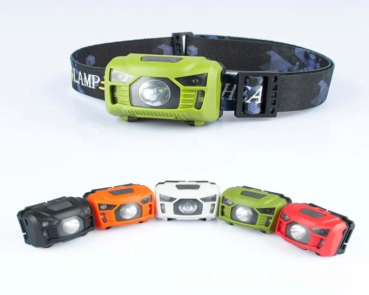 Rechargeable LED Headlight - Mini Head Flashlight with Motion Sensor ...