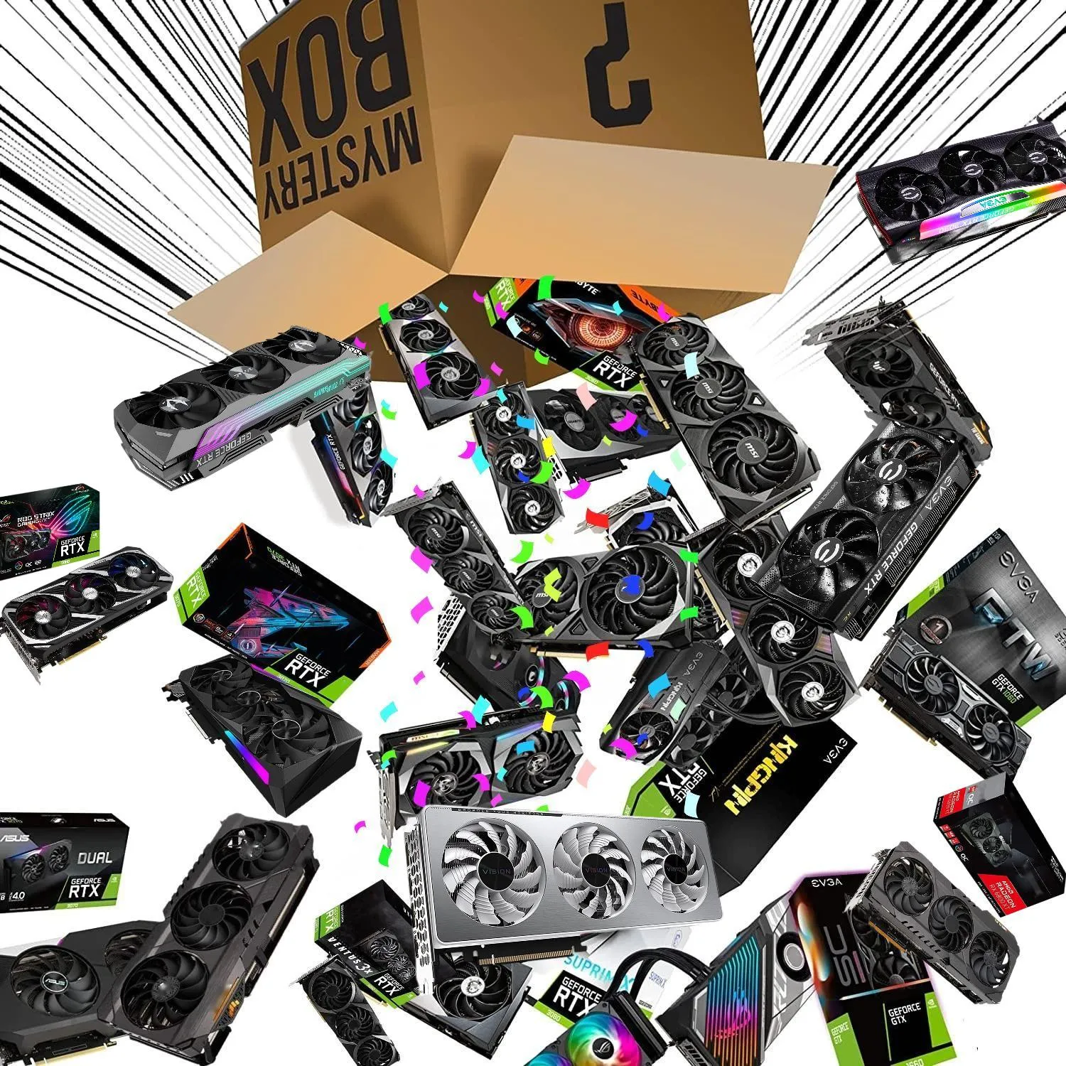Gaming Graphics Card Powerhouse: RTX 3060 Ti 8GB, GTX 1660 Super 6GB ...