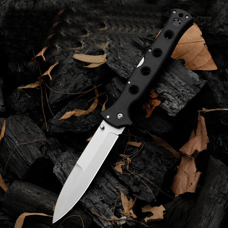 Premium Folding Tactical Knife - AUS10A Steel, Satin Blade, Griv-Ex ...
