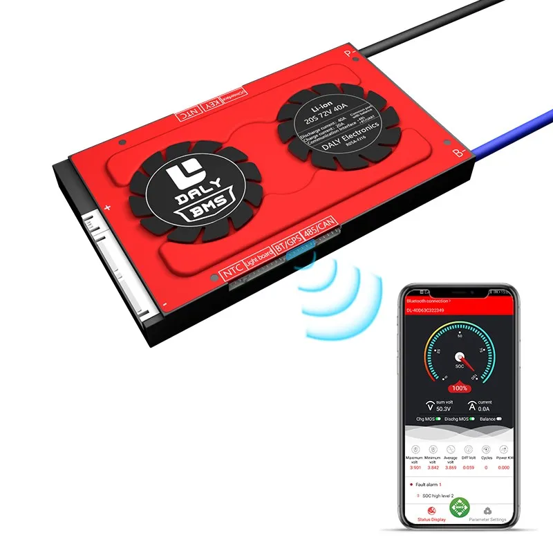 72V 20S Li-ion Smart BMS - 30A to 500A Battery Management System with ...