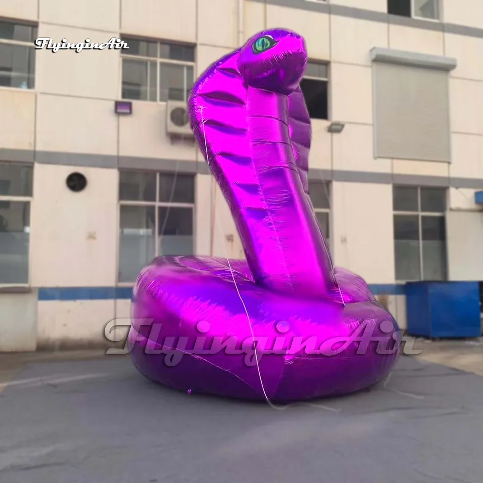 Carnival Balloons: 6m Purple Inflatable Cobra Sculpture, Air Blow Up ...