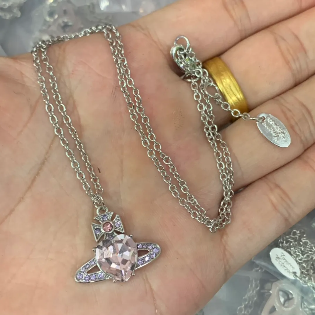 Saturn Micro Inlays Crystal Choker diamond necklace for Women - Western ...