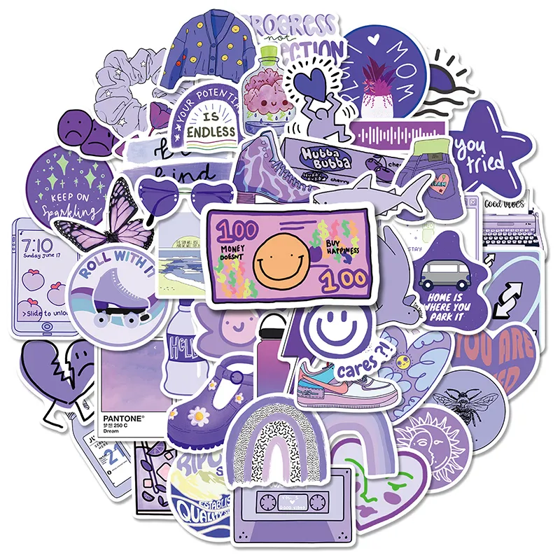 Purple World Graffiti Sticker Phone Laptop... From Autotribe188, $4.27 ...