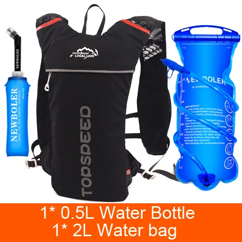 5L Ultra Lightweight Running Water Backpack With Hydration Vest, Soft ...