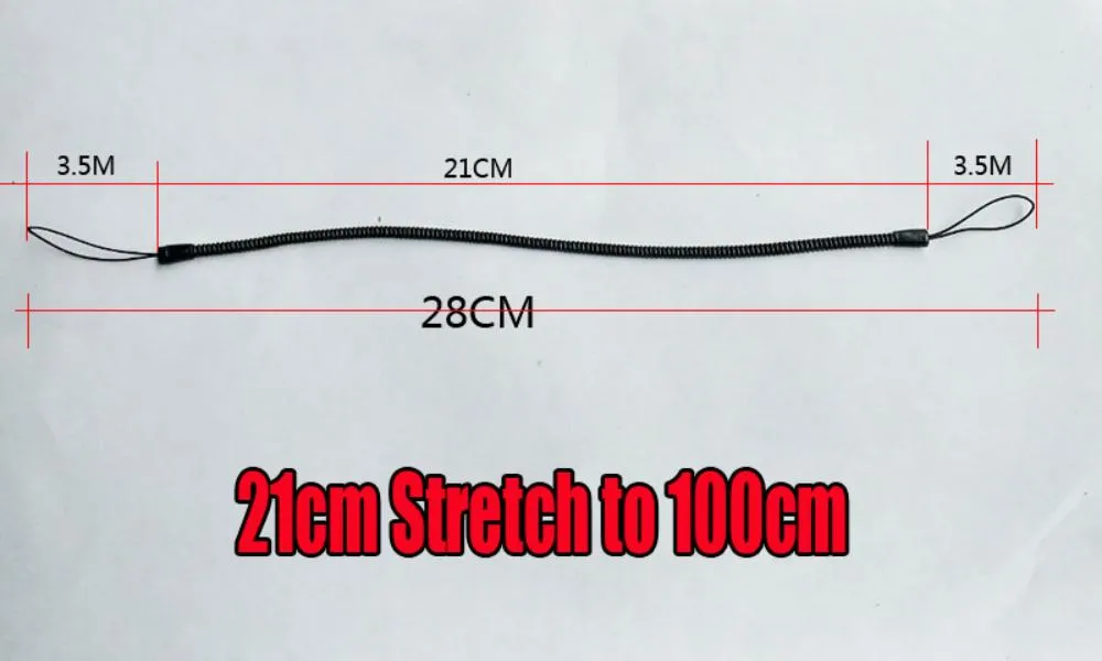 Stylus Spring Secure Phone Lanyard | Plastic Keycord Spring Rope Hang ...