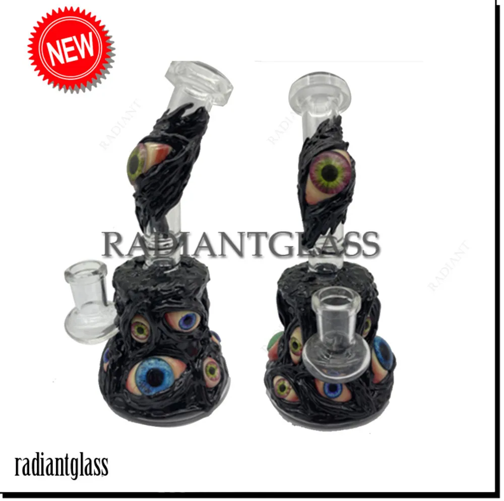 Wholesale 10 3D Scary Cartoon Monster Hookah With Showerhead Perc ...