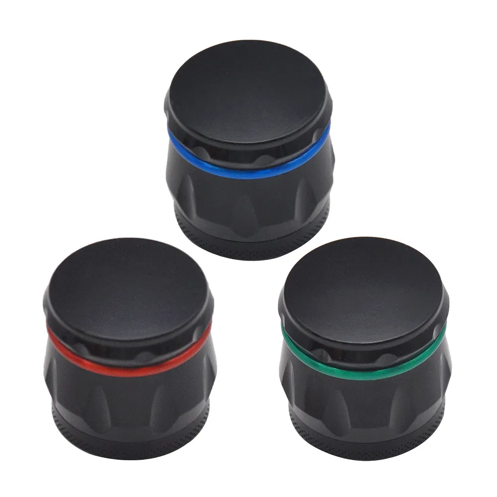 Wholesale New 4 Layer Smoking Grinder Zinc Alloy Drum Shape Herb ...