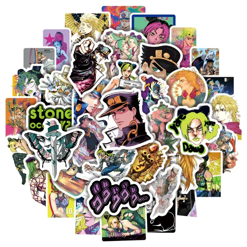 JoJos Bizarre Adventure Stone Ocean Aesthetic Stickers For Journal For ...
