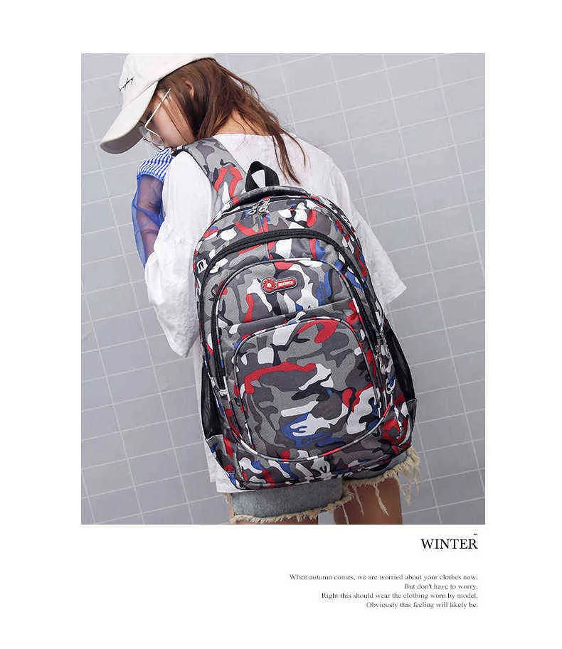 Durable School Backpack: Lightweight Polyester Bookbag For Students ...