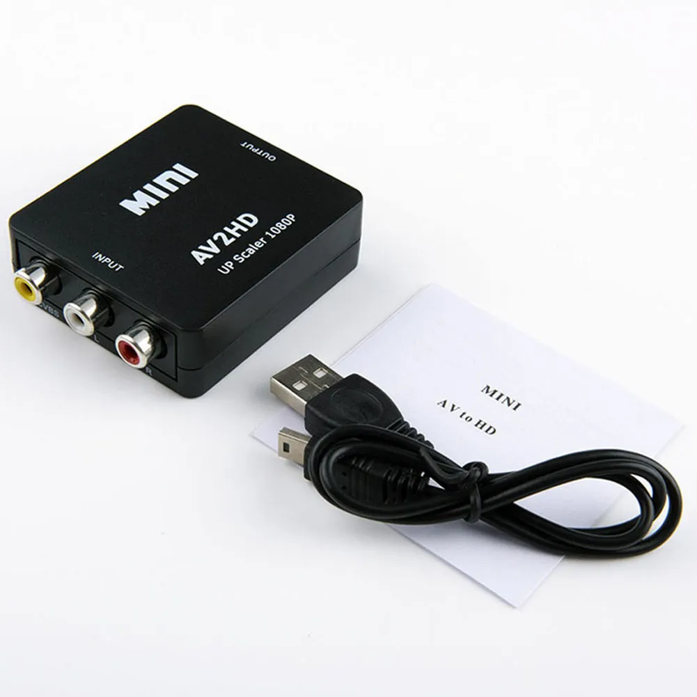 Lecteur Vhs Sns Mini Composite CVBS 3RCA HDMI To AV Video Converter ...