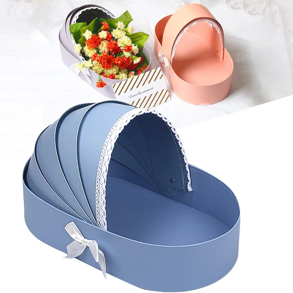 Eid Mubarak Gift Box Kraft Paper Flowers Carry Bag | Flower Box For ...