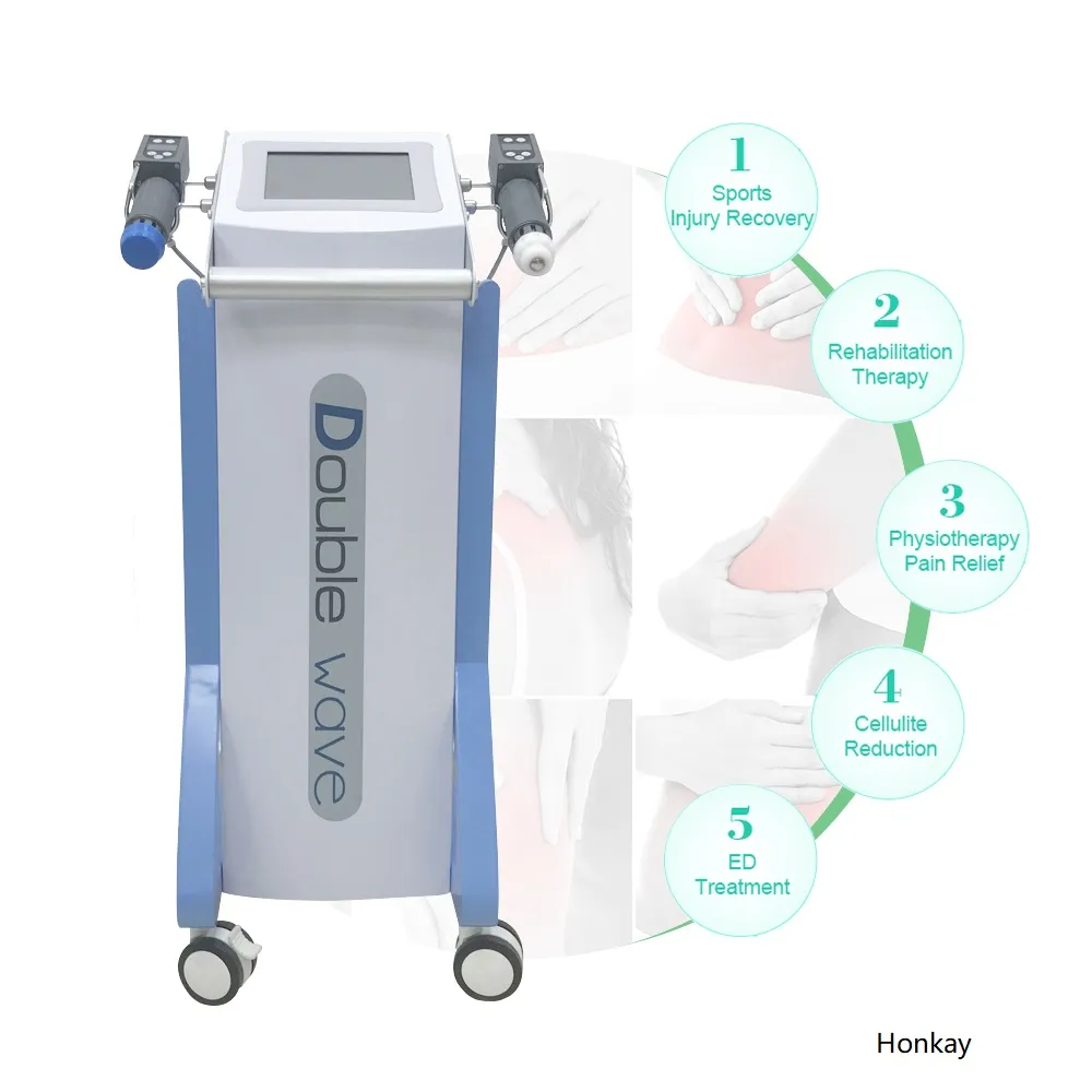 2 handles Electromagnetic Shockwave Therapy Machine