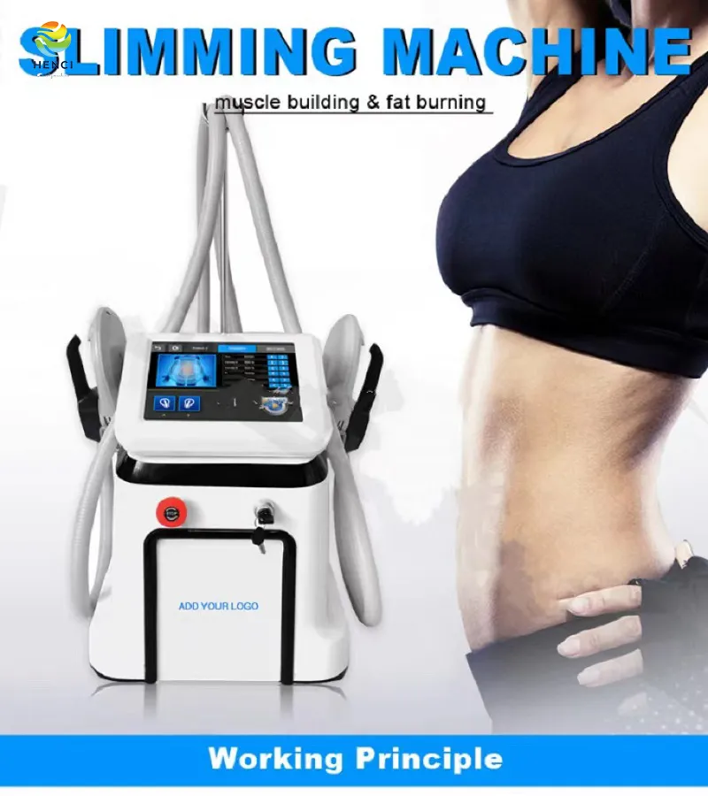 EMSLIM NEO RF Cryoslim Machine With 2 Handle Radio Frequency For Muscle ...
