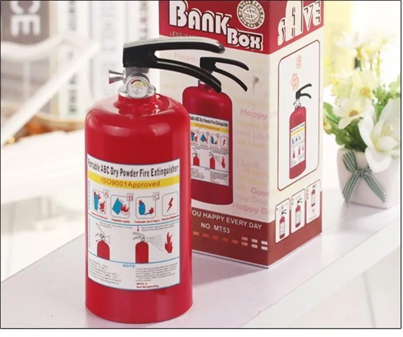 Creative Cofre Money Ucsf Box Fire Extinguisher Piggy Bank For Money ...
