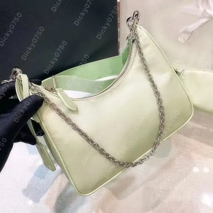 Luxury Designer Canvas Shoulder Bag With Chain Strap, Crossbody Chest ...