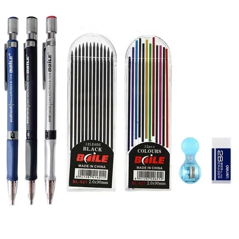 Wholesale 2.0mm Mechanical Pencil Set 2B Automatic... From Gou09, $0.96 ...