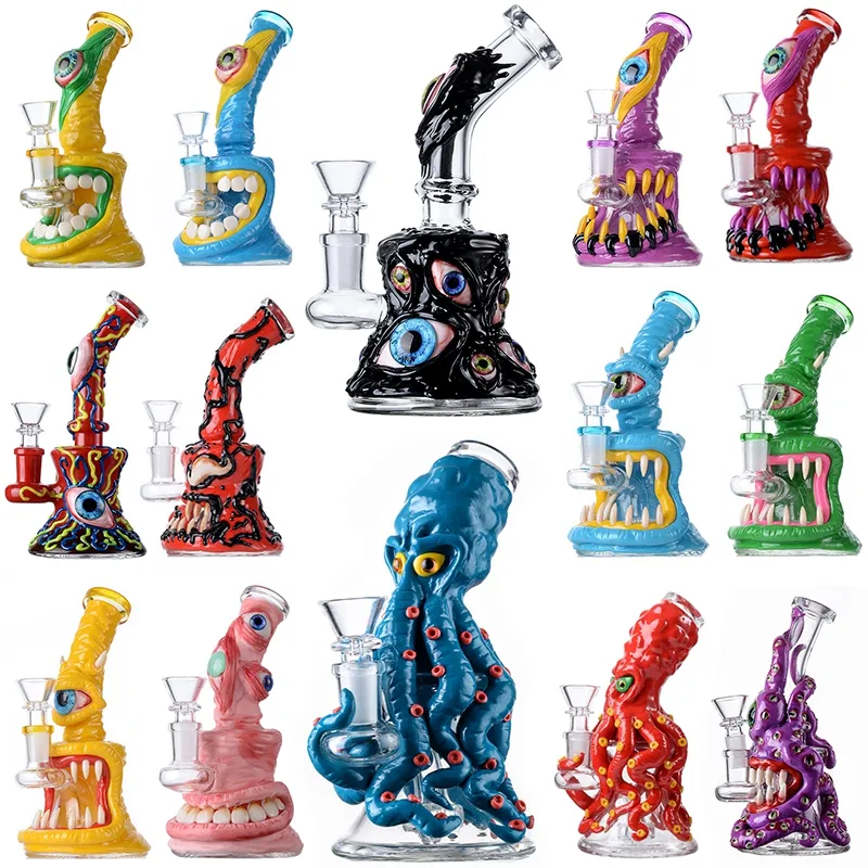 DHgate.com:7 Inch Halloween Style Hookahs Uniqe Bongs Small Mini Rigs ...