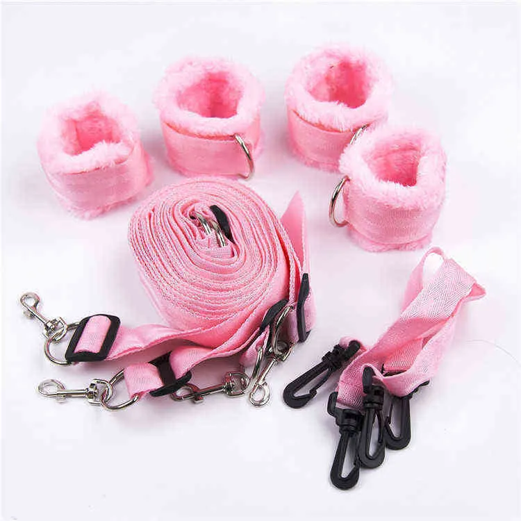 Plush Restraints Set - Soft Bondage Cuffs, Fun Bedroom Accessories ...
