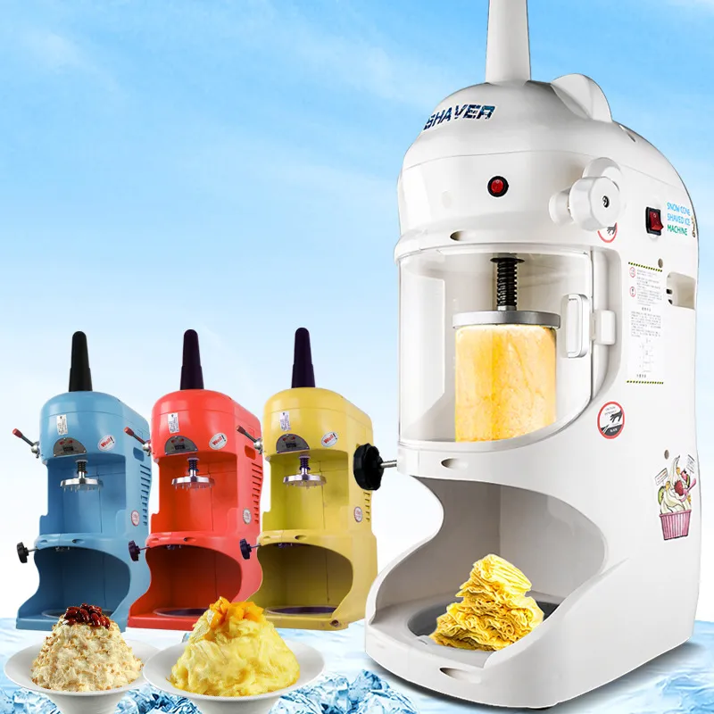Premium Electric Ice Shaver: Commercial Grade Snowflake Ice & Snow Cone ...