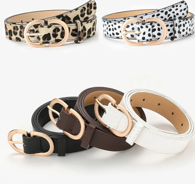 Trendy Women's Faux Leather Belt - Zebra Leopard Print, Soft Fashion ...