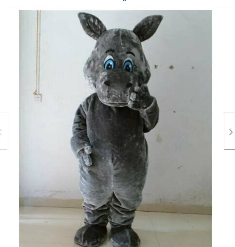 Hippo Mascot Costume Suit Party Game Dress Outfit Advertising Adult ...