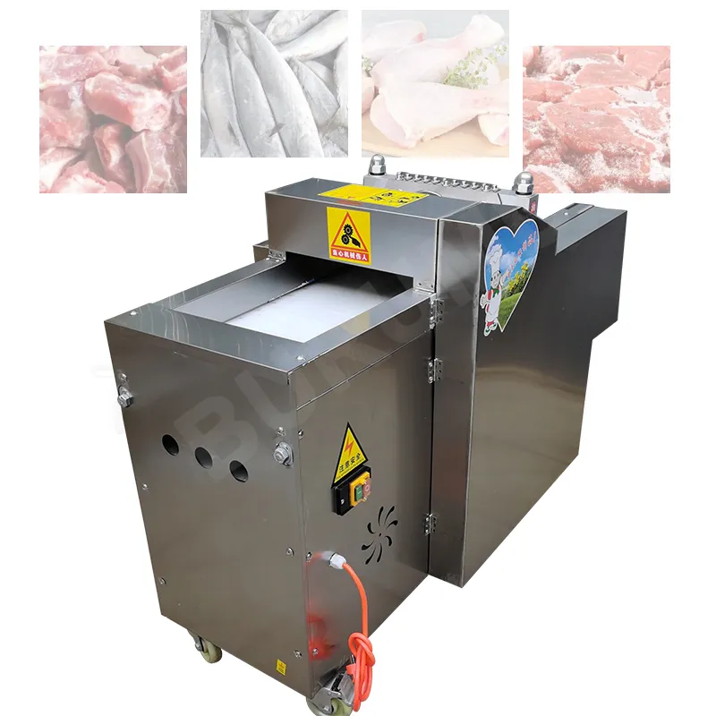 Meat Cutter Machine: Industrial Automatic Poultry Dicing Machine For ...