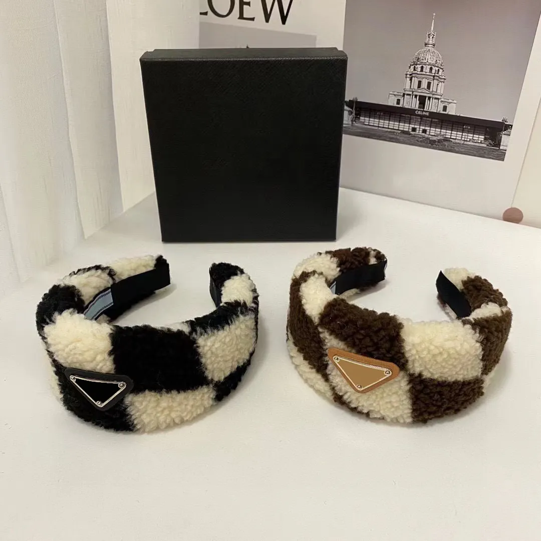 Push Headbands Fashion Brand Triangle Letter Hairband for Women with ...