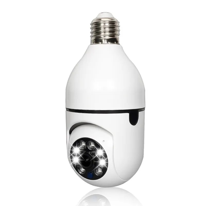Wireless 1080P Home Surveillance Camera System Bulb Kit With Two Way ...
