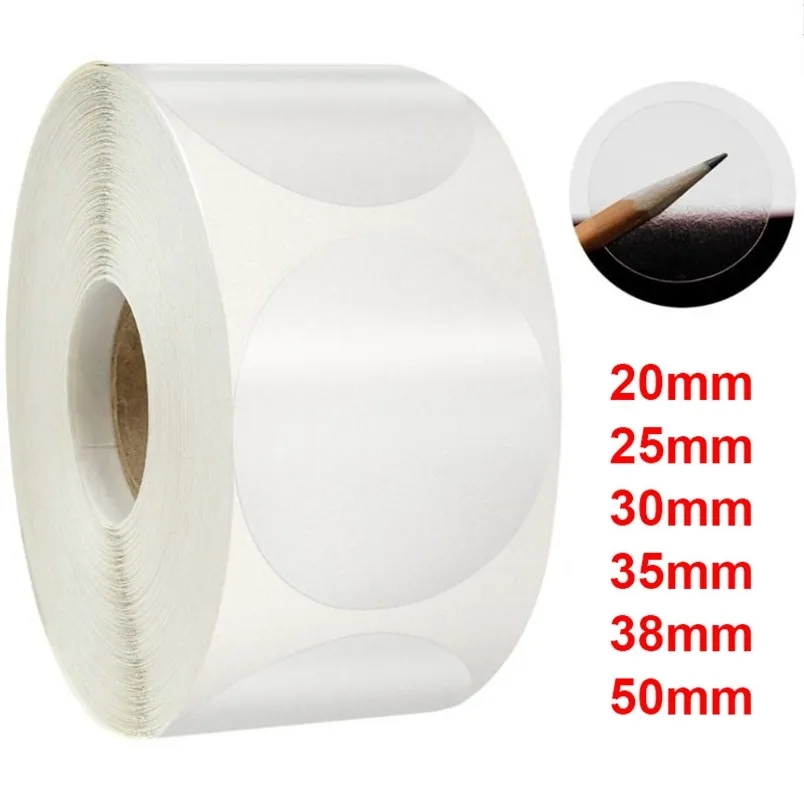 Roll Clear Round Transparent PVC Sealing Label Stickers for Invitation ...