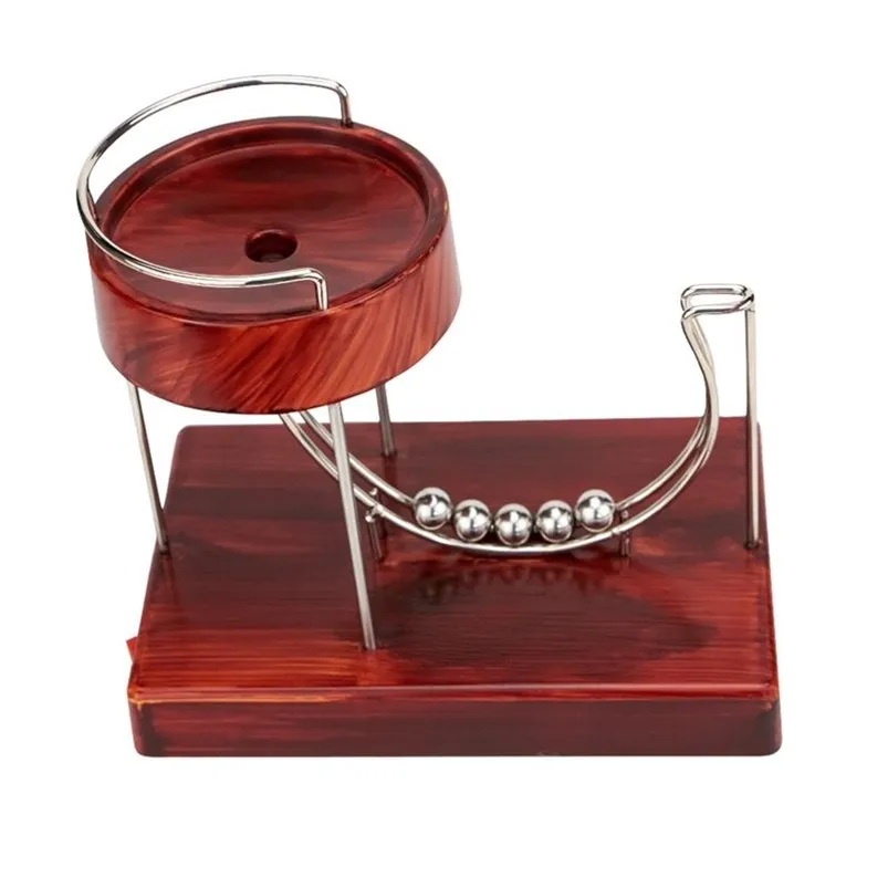 Pendulum Toy Kinetic Art Marble Machine: Metal Perpetual Motion ...