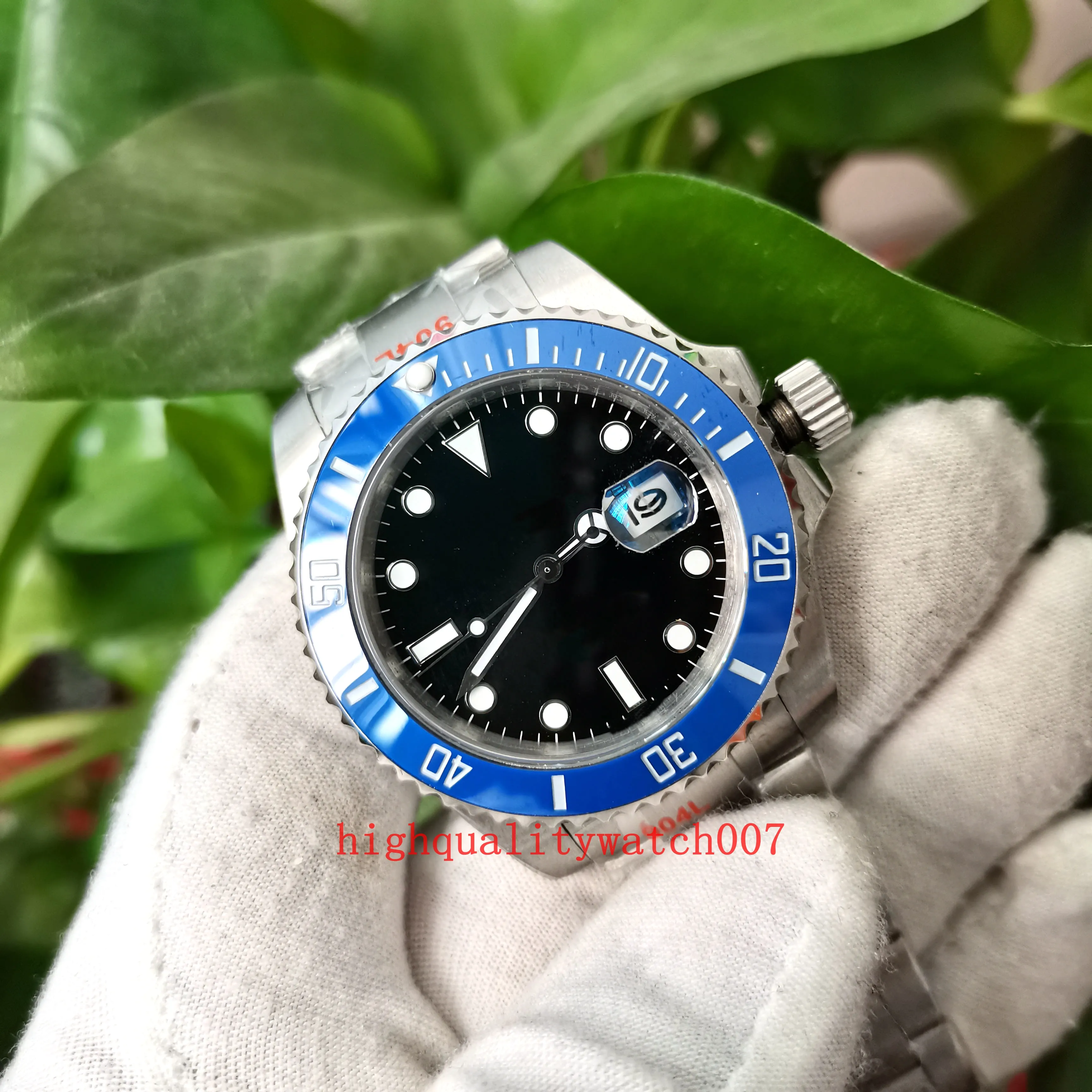u factory Automatic Mens Watch Eta 2813 Movement Black Dial 40mm 116619 126619lb 0003 new version Stainless Steel bracelet metal watches for men