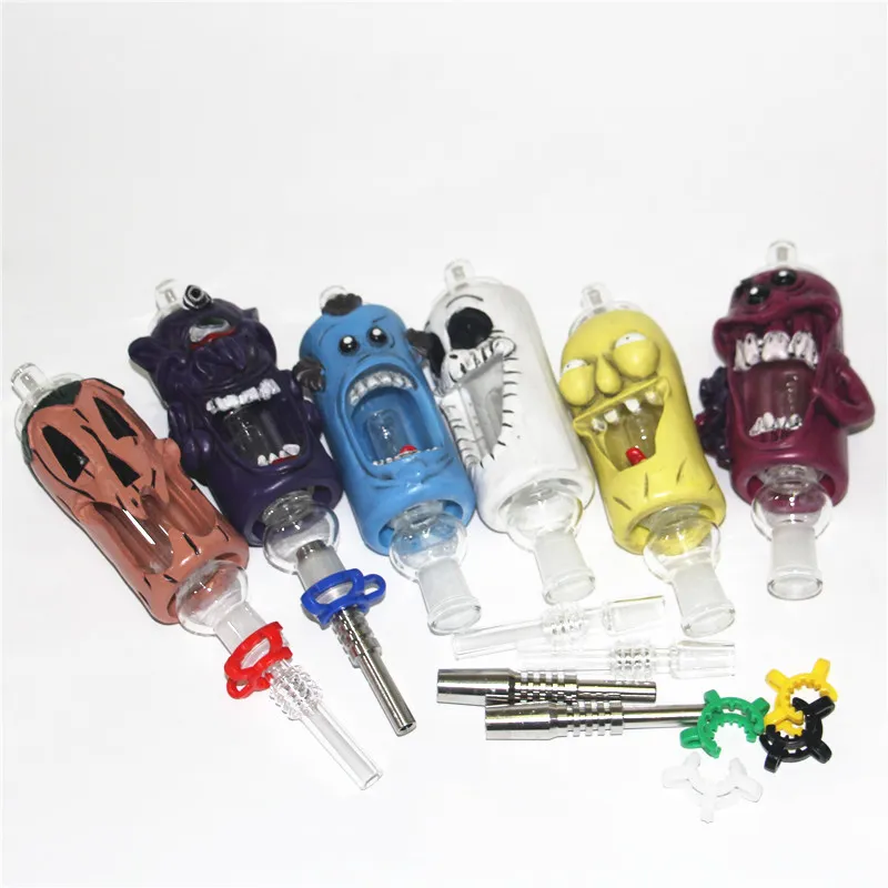 Wholesale Mini Nectar Bong Kit With Dab Straw, Oil Rigs, Glass Water ...