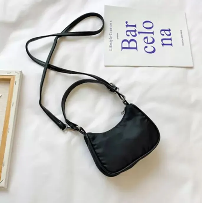 Portable Mini Cloth Bag For Girls 2023 Underarm Mini Handbags With ...