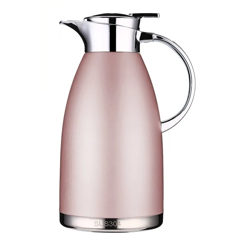 8L/2.3L Stainless Steel Thermal Water Jug: Double-Layer Vacuum Flask, Coffee & Tea Kettle ...