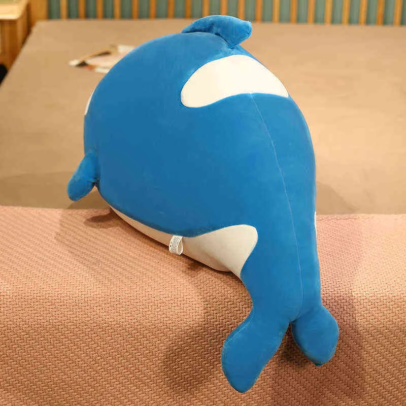 CM Cartoon Whale Cuddle Sea Animals Stuffed Blue Toy Custlly Cushion ...