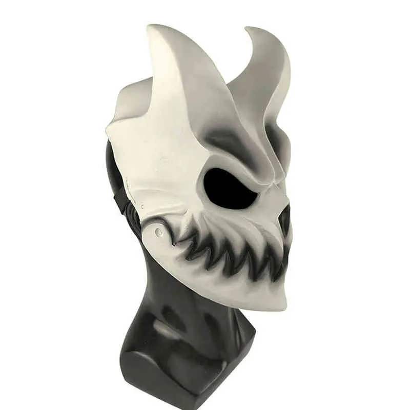 Masquerade Party Mask With Movable Mouth PVC & Latex Full Face Cover ...