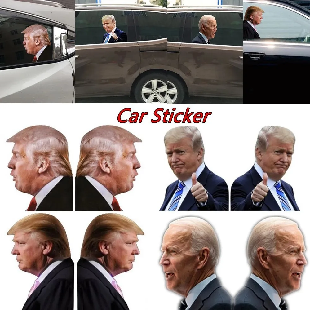 Waterproof PVC Trump Car Decals Funny Flag Printing For Election Day ...