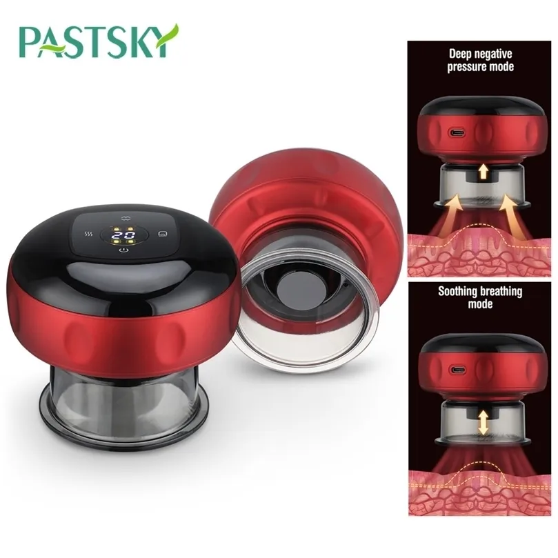 Electric Cupping Stimulate Acupoint Body Slimming Massager Guasha ...