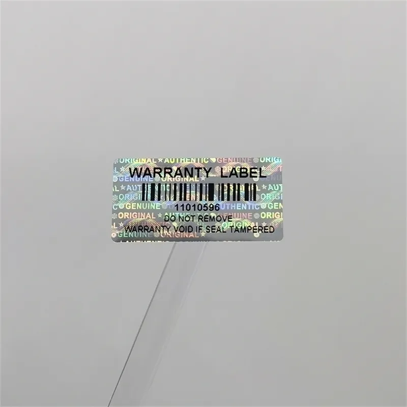 Holographic Tamper Proof Security Stickers With Custom Serial Numbers ...