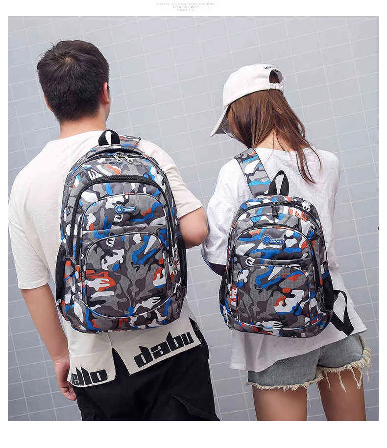 Durable School Backpack: Lightweight Polyester Bookbag For Students ...