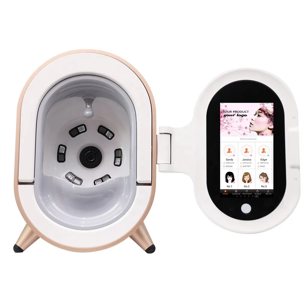 Korea Facial Skin Analyzer System Magic Mirror Machine M9 Facial Tester ...