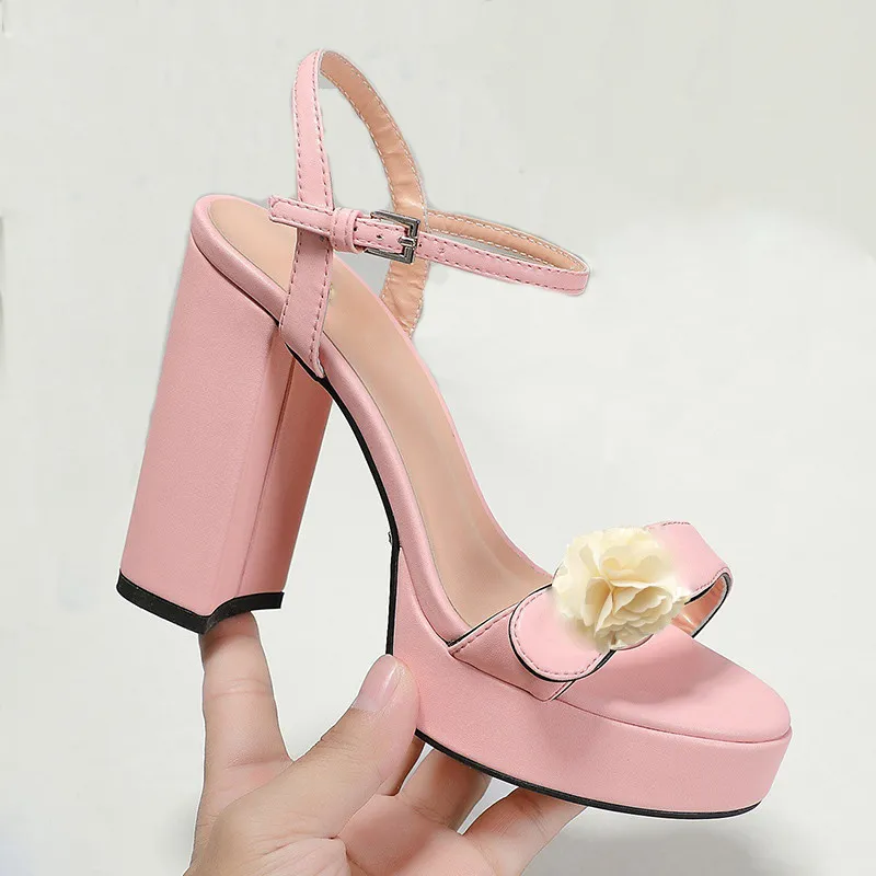 Luxury Designers Sandals Women Heels Designer Shoes Classic Buckle ...